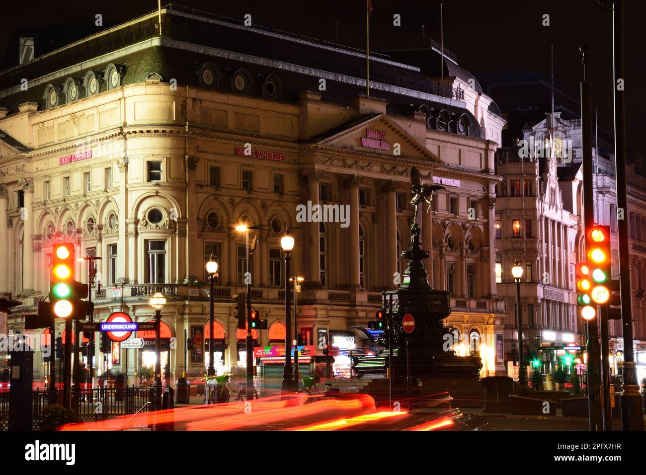 London night lights at Piccadilly circus Stock Photo - Alamy