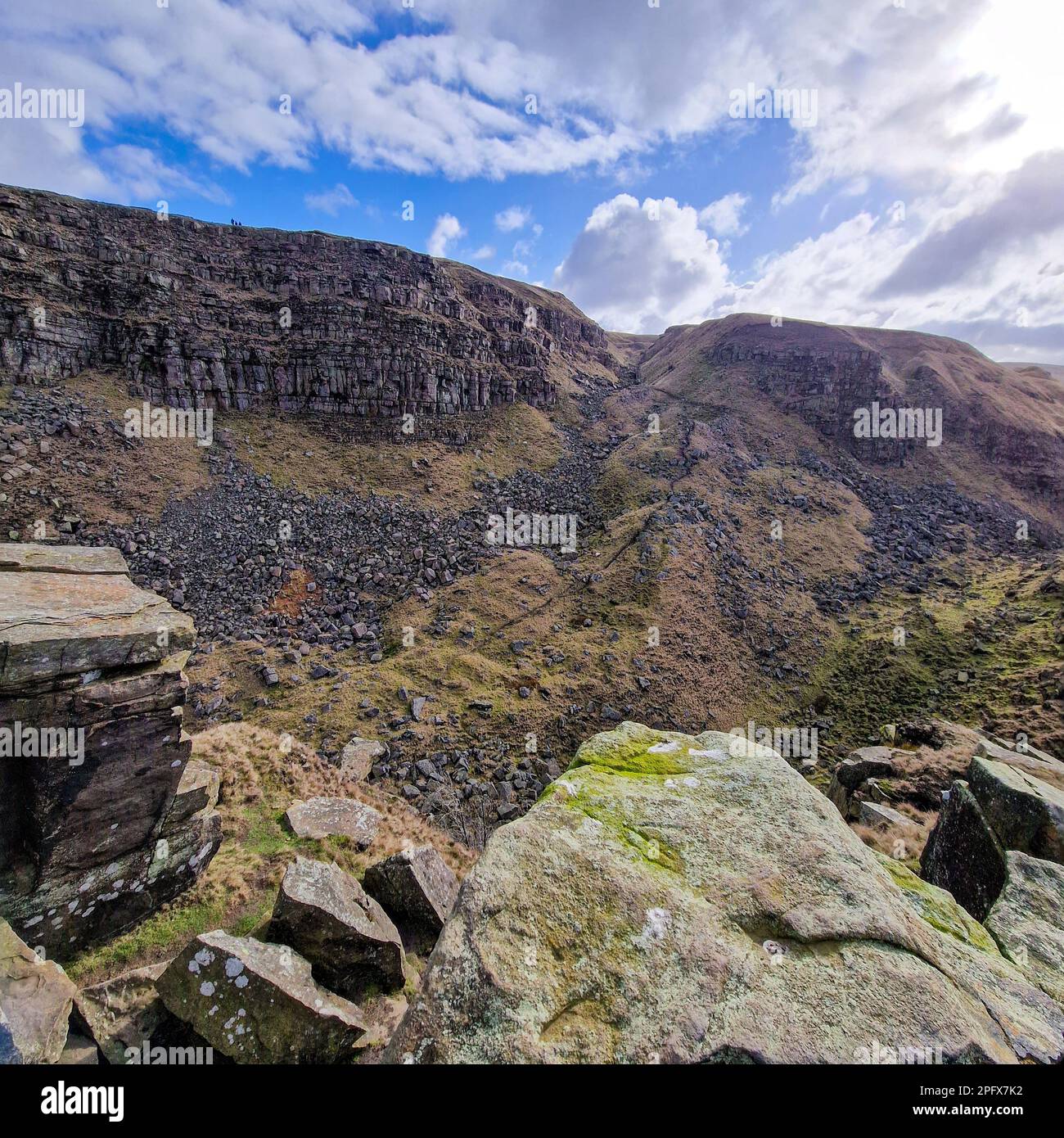 National Park Peak District in UK, Near Ladybower reservoir, Alport ...