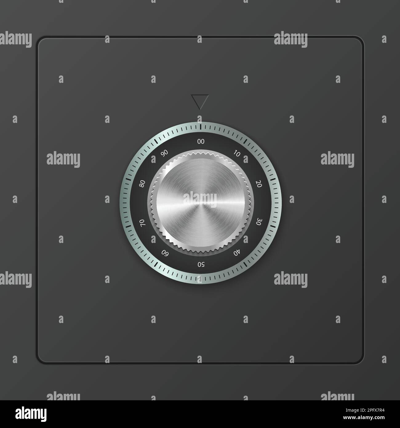 Door safe bank vault with a combination key lock Stock Vector Image ...