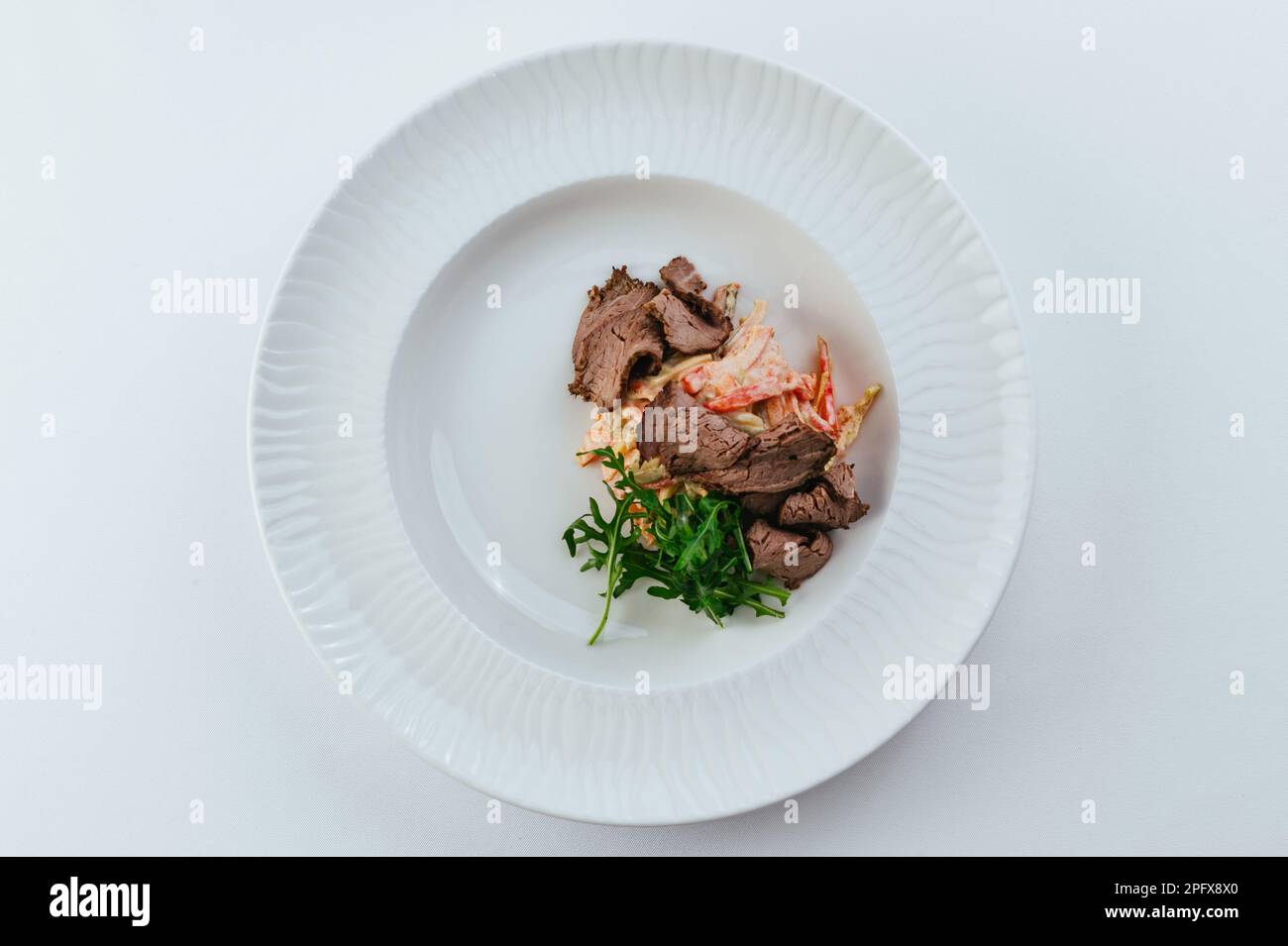 restaurant food on a white background. restaurant menu. photos for the ...