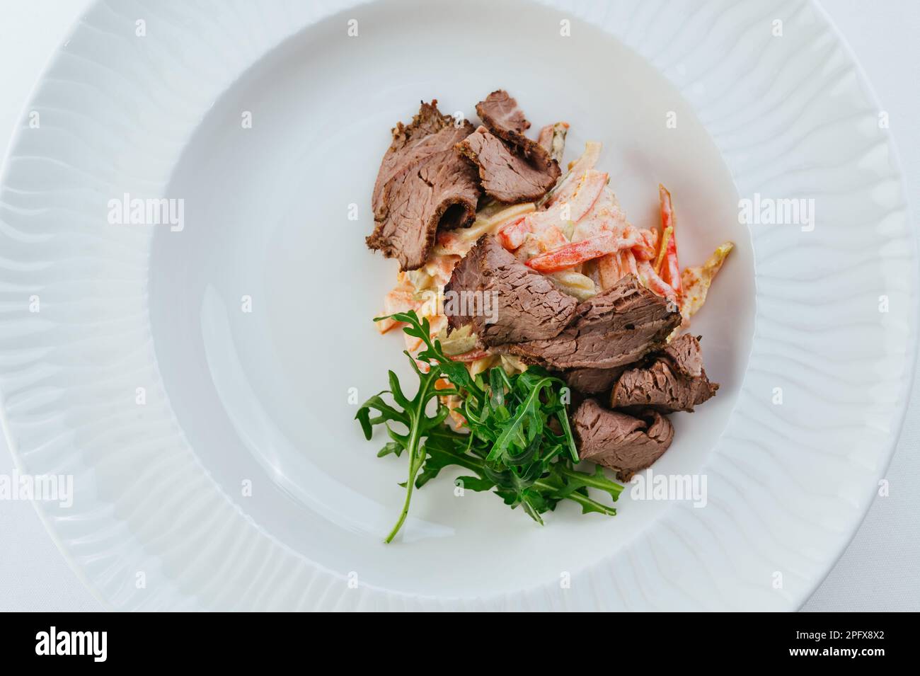 restaurant food on a white background. restaurant menu. photos for the ...