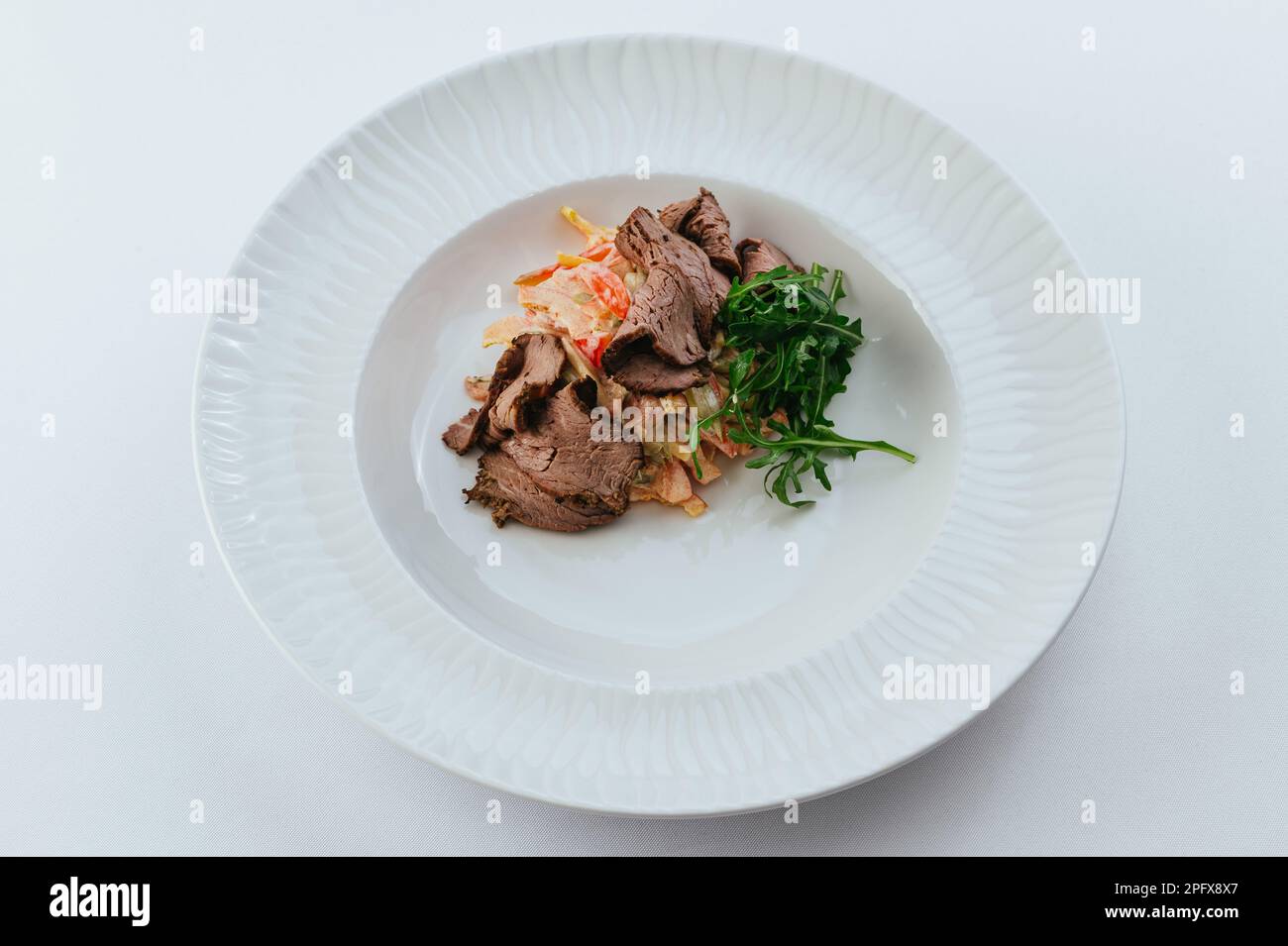 restaurant food on a white background. restaurant menu. photos for the ...