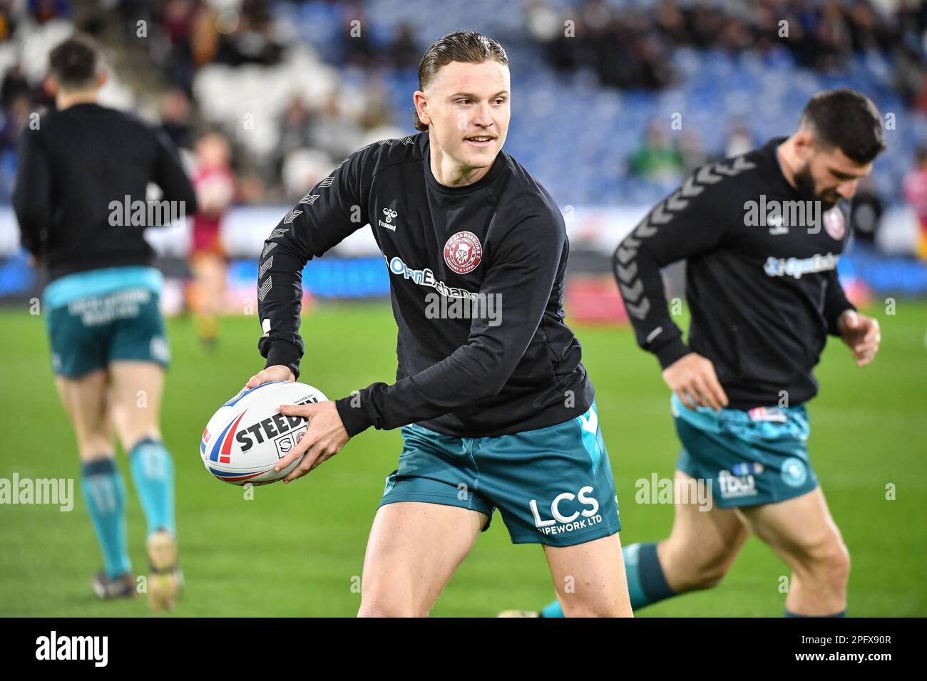 Huddersfield, England - 17th March 2023 - Jai Field of Wigan Warriors ...