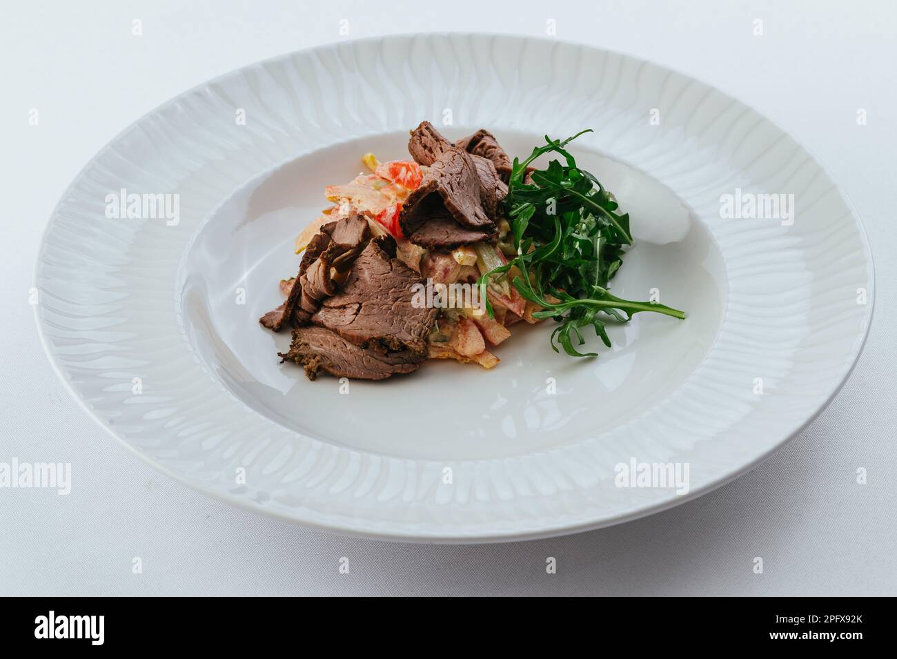 restaurant food on a white background. restaurant menu. photos for the ...