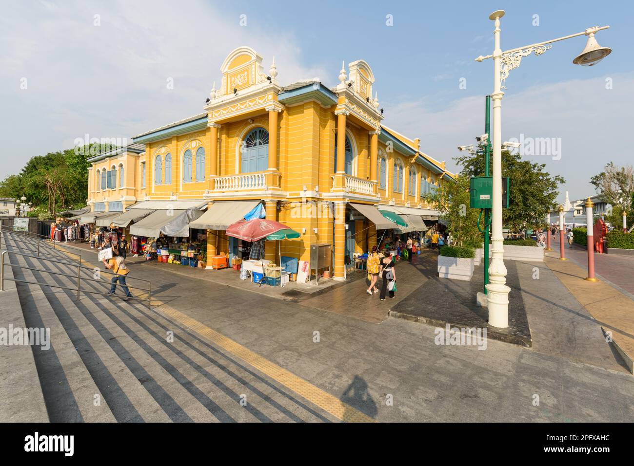 Bangkok,Thailand - Feb 5 , 2023 : a lot of people at THACHANG PIER for ...