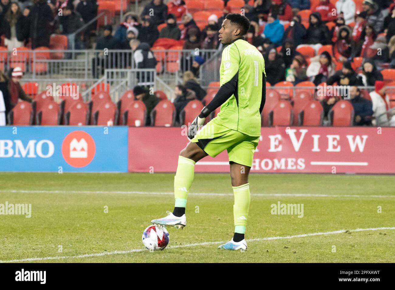 Toronto, Canada. 18th Mar, 2023. Sean Johnson #1 seen in action during ...