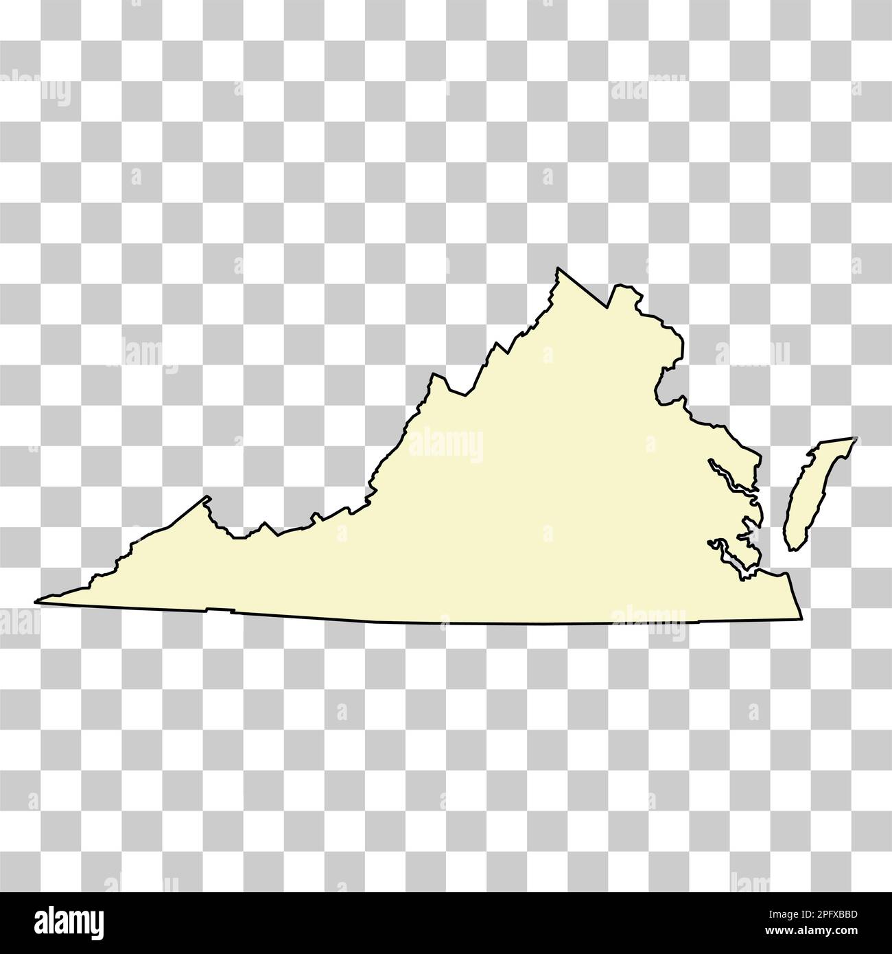Virginia State Shape