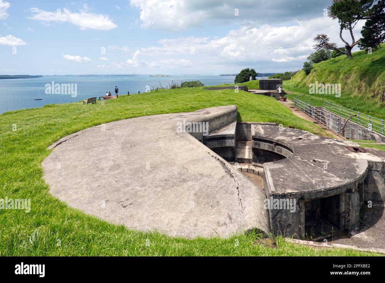 WW2 Gun emplacement - Maungauika - North Head, Auckland, New Zealand ...