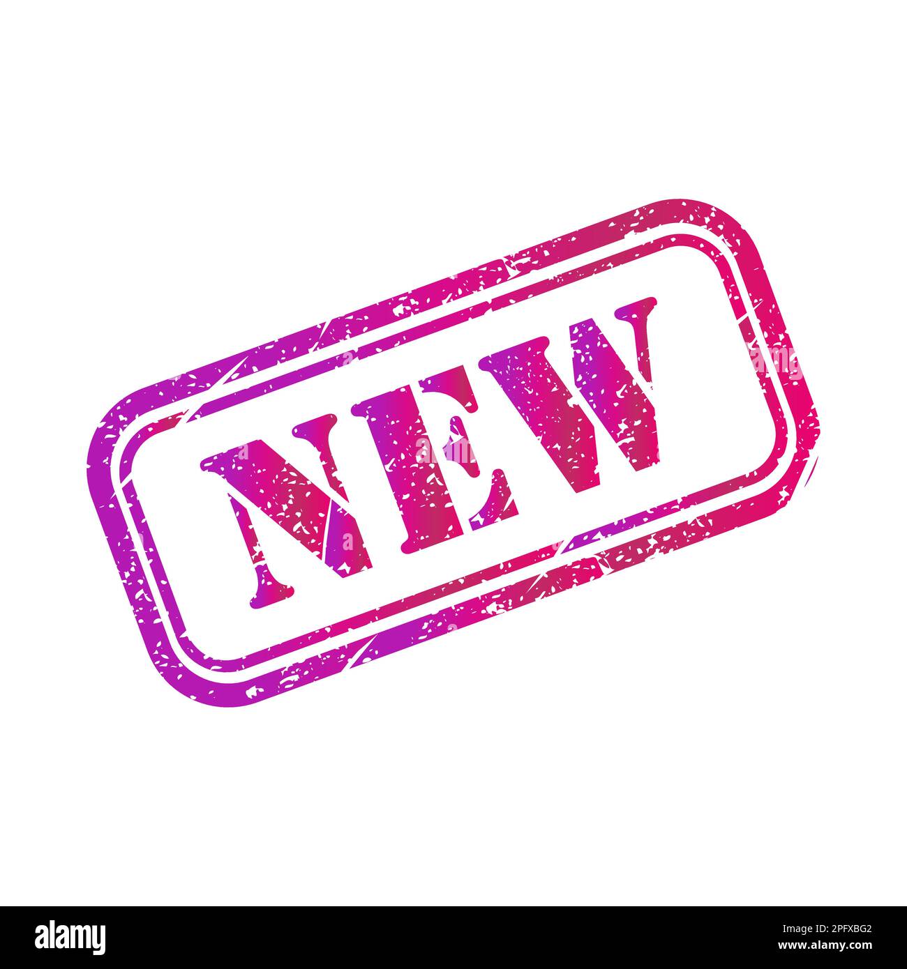 New stamp symbol, label sticker sign button, text banner vector ...