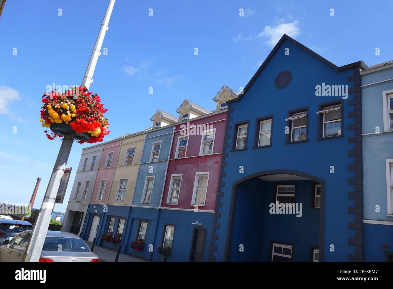 charming town center of Cobh, Ireland Stock Photo - Alamy