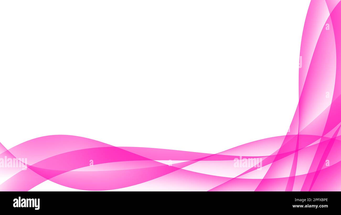 pink wave abstract white background Stock Photo - Alamy