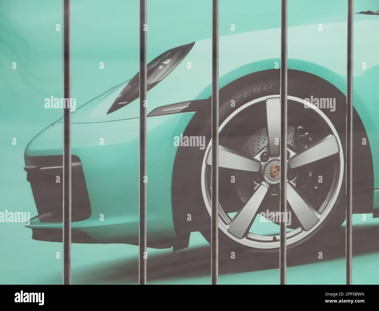 Porsche design watch commercial in a shop Stock Photo - Alamy