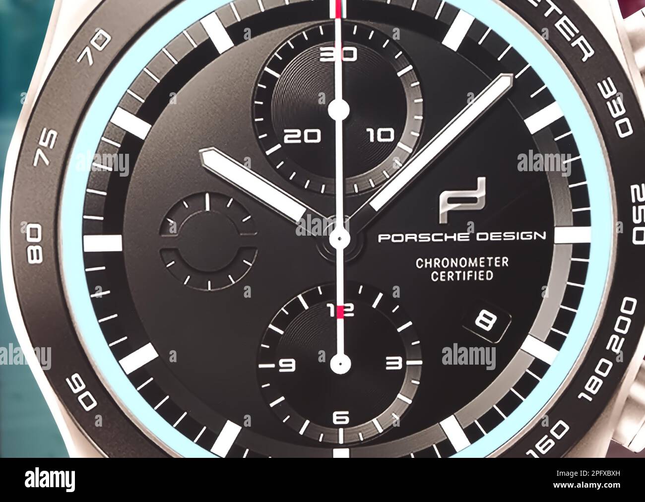 Porsche design watch commercial in a shop Stock Photo - Alamy