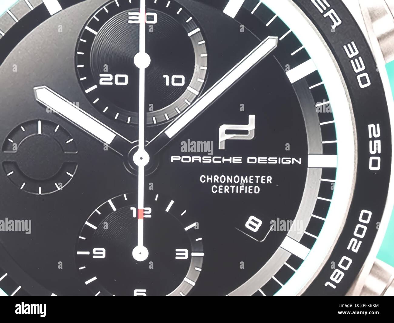 Porsche design watch commercial in a shop Stock Photo - Alamy