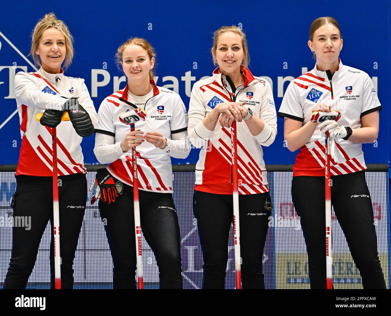 Denmark's Madeleine Dupont (L-R), Mathilde Halse, Denise Dupont och My ...