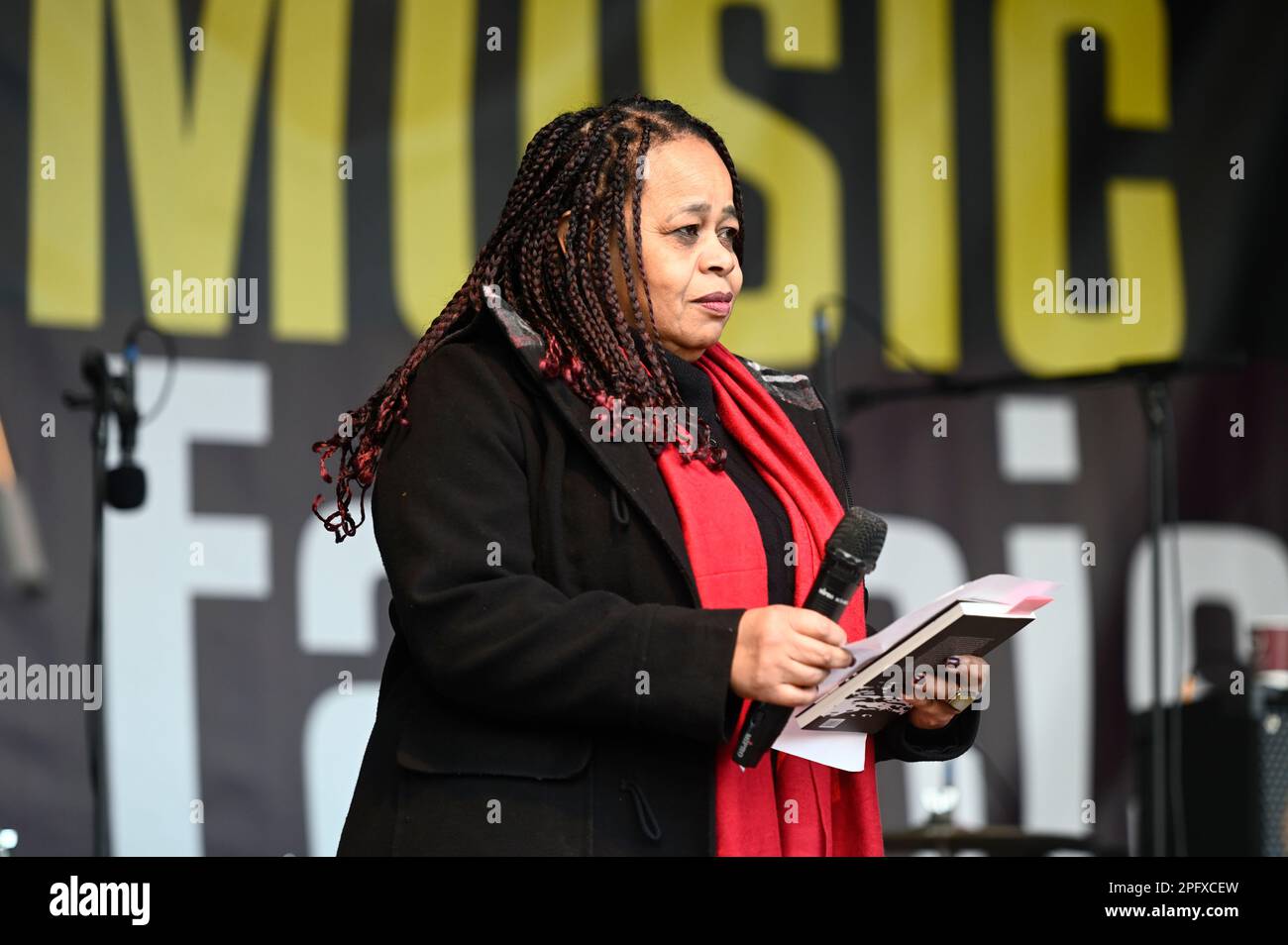 Vienna, Austria. 18th Mar, 2023. Antifascist rally on the United ...