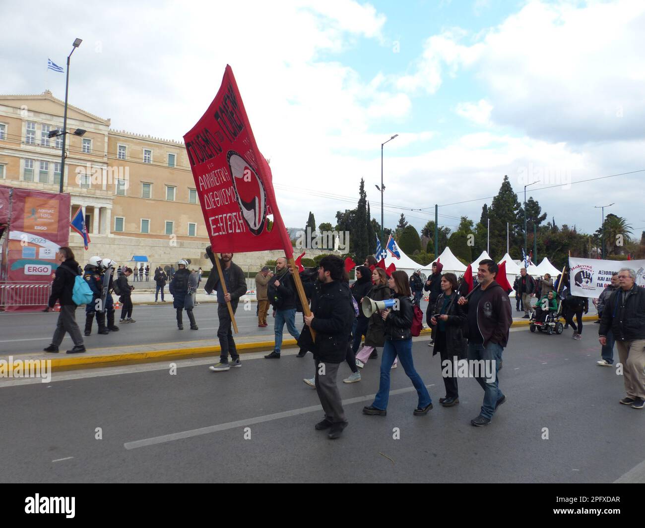 Syntagma Square, Athens, March 18, 2023. Continuing on the heels of the ...