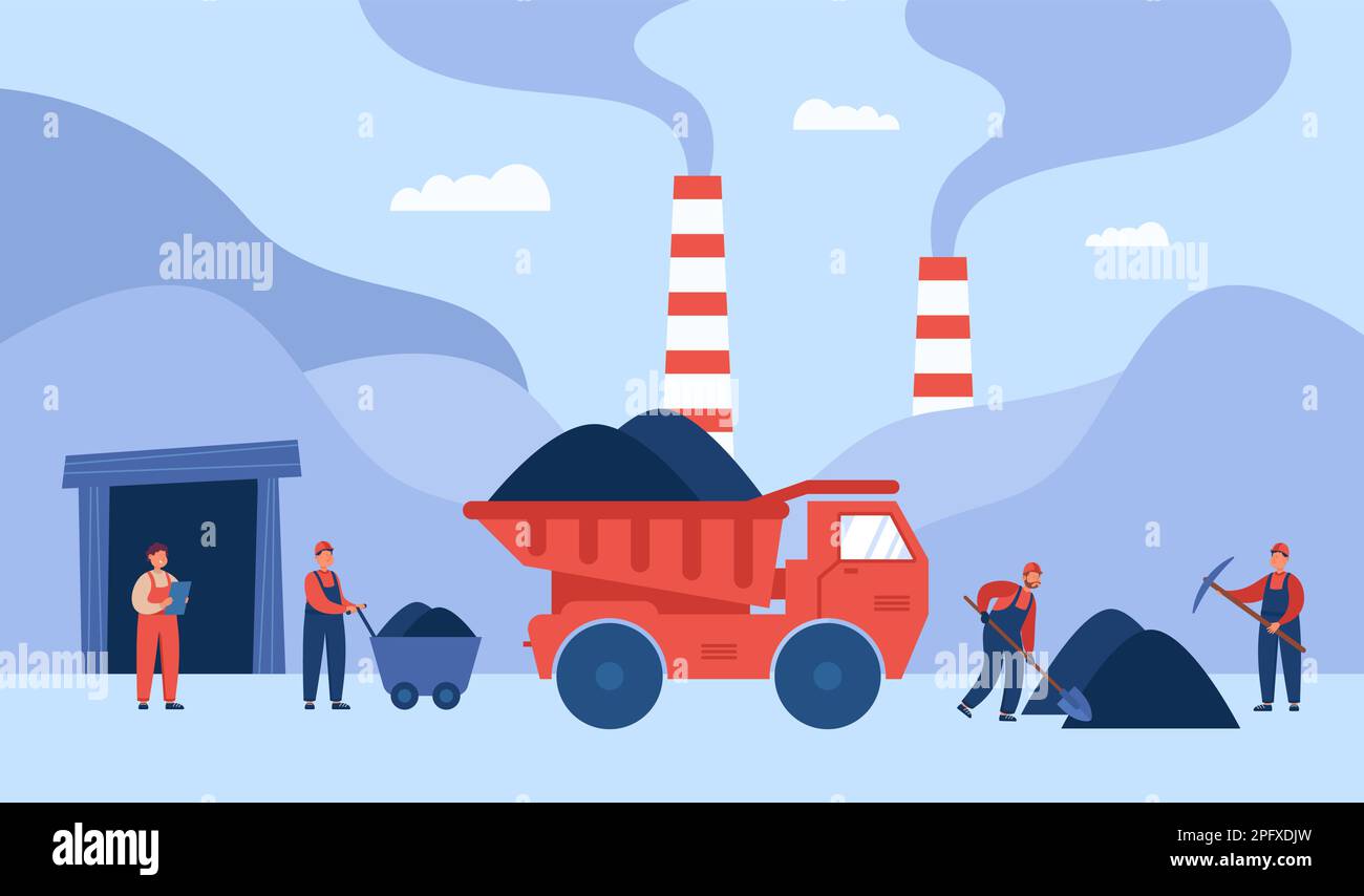 Quarry transport Stock Vector Images - Alamy