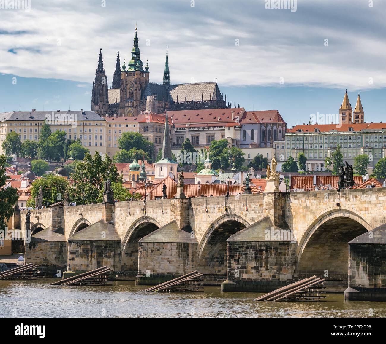 Prague vibrant scene castle hi-res stock photography and images - Alamy