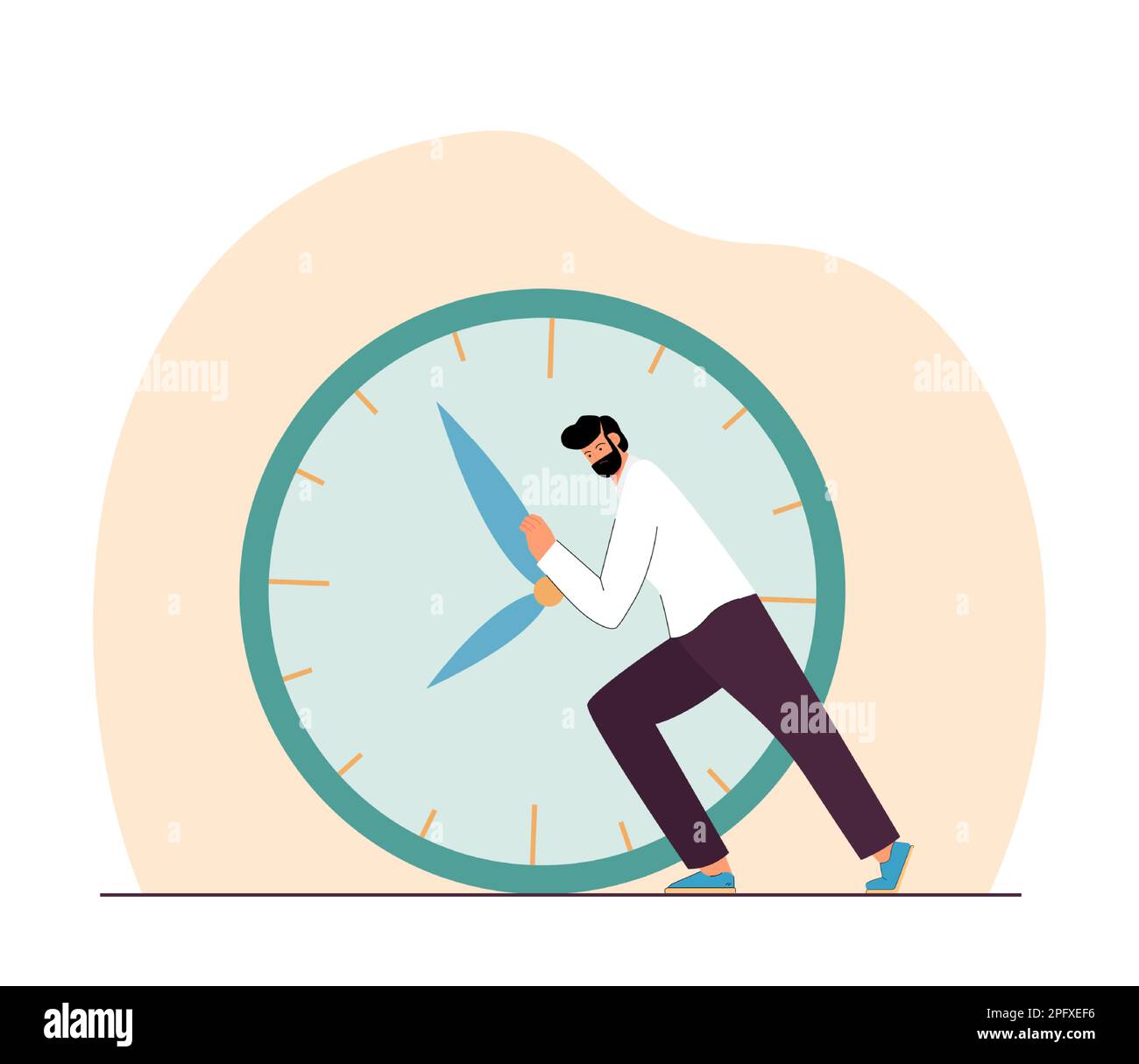 Pushing hands down Stock Vector Images - Alamy