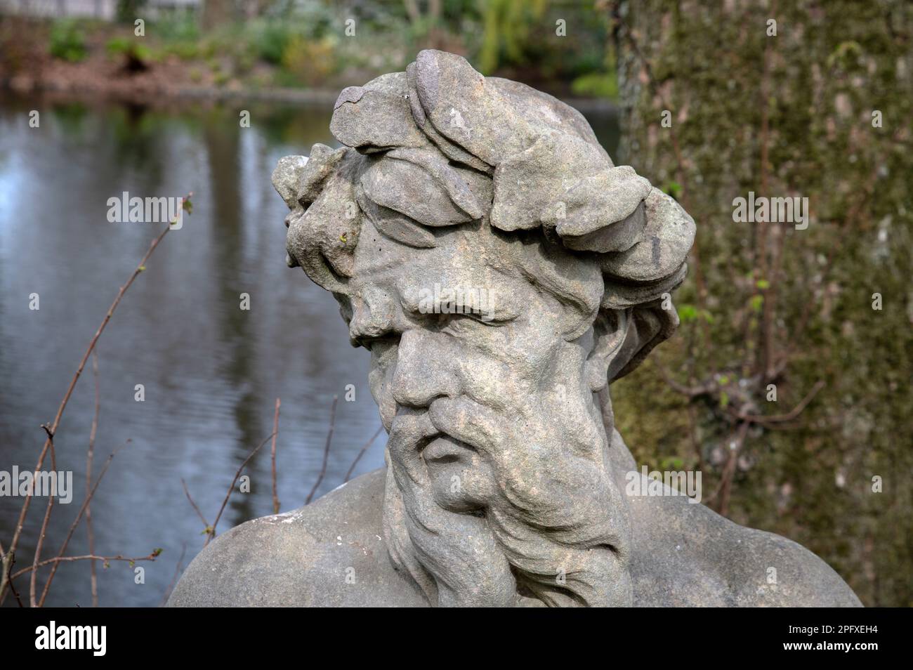 River Gods Meuse And Waal At The Artis Zoo Park At Amsterdam The ...
