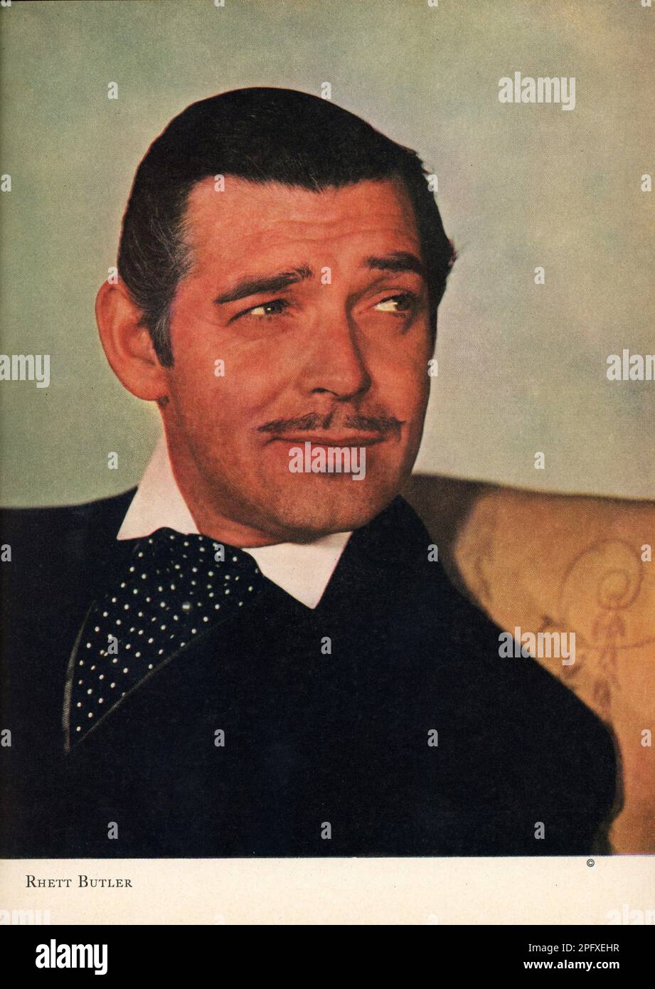 CLARK GABLE as Rhett Butler in GONE WITH THE WIND 1939 director VICTOR ...