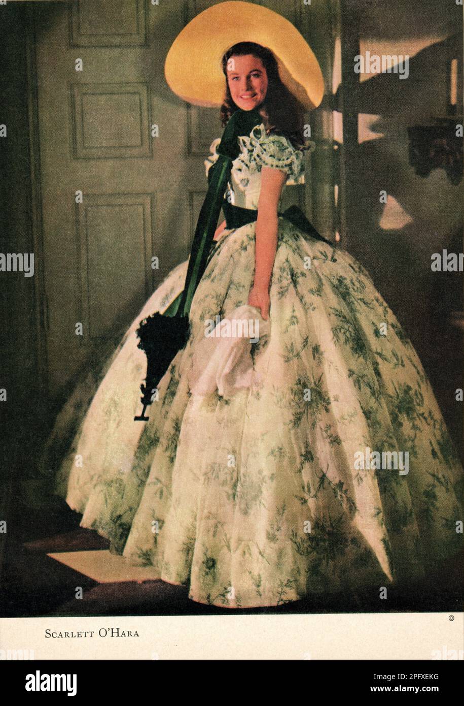 VIVIEN LEIGH as Scarlett O'Hara in GONE WITH THE WIND 1939 director VICTOR FLEMING novel ...