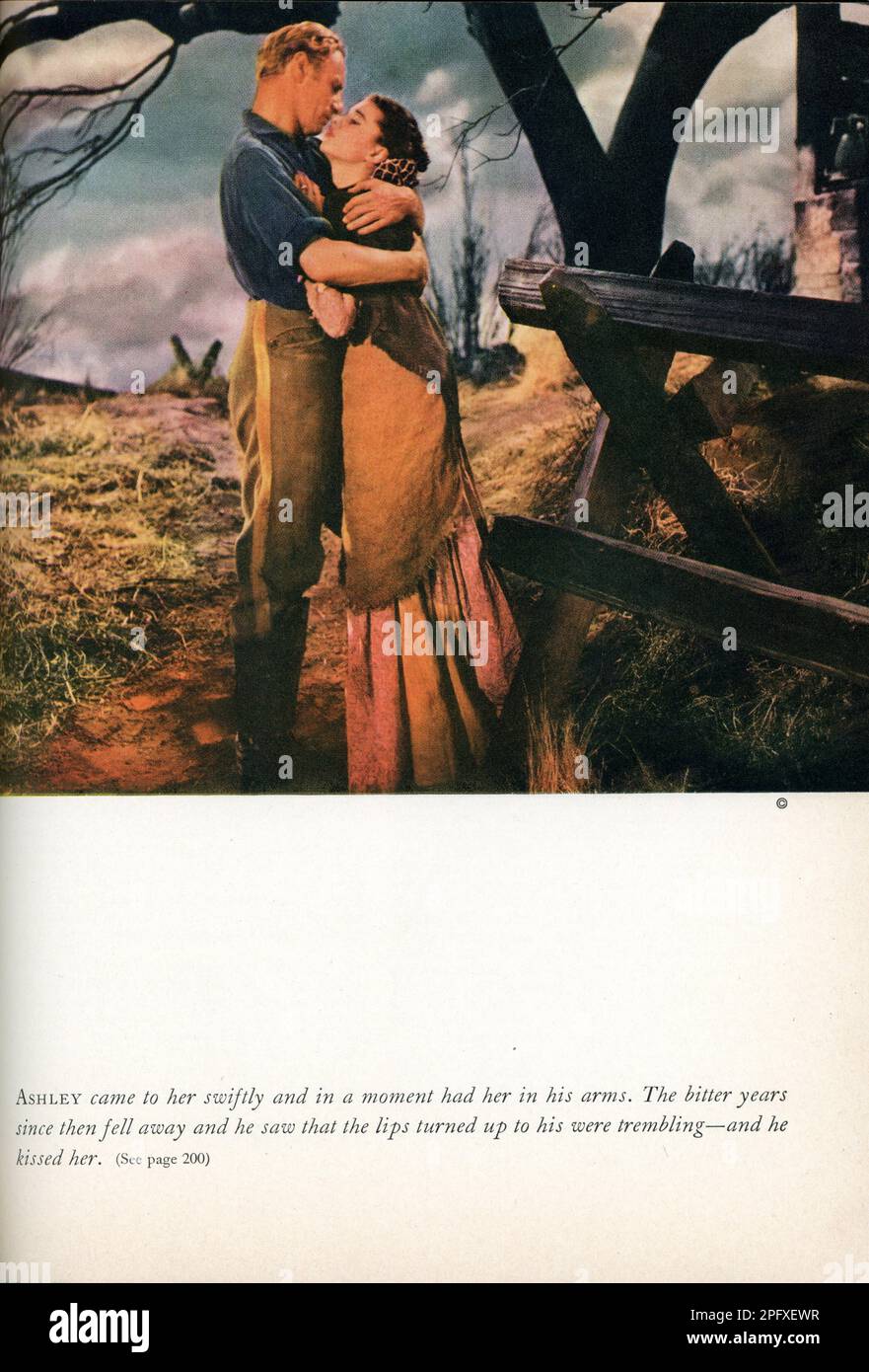 LESLIE HOWARD and VIVIEN LEIGH in GONE WITH THE WIND 1939 director ...