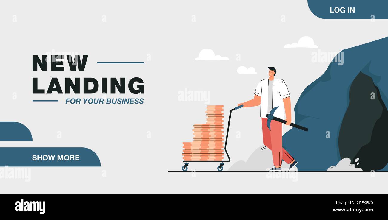 Man making money flat vector illustration Stock Vector Image & Art - Alamy