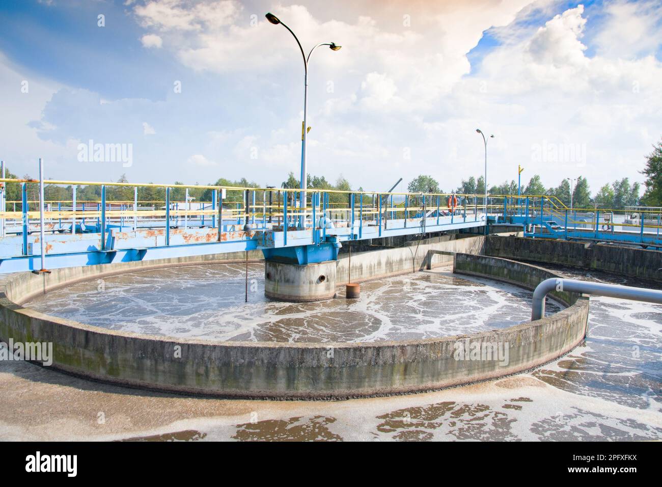 The Solid Contact Clarifier Tank type Sludge Recirculation process in ...