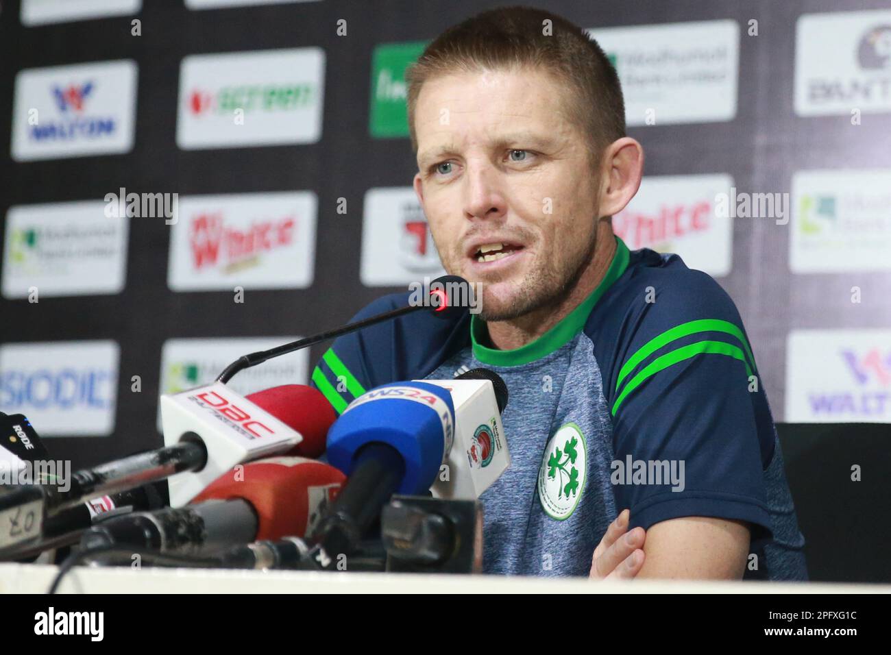 Ireland Head Coach Heindrich Malan attends pre-match press conference ...