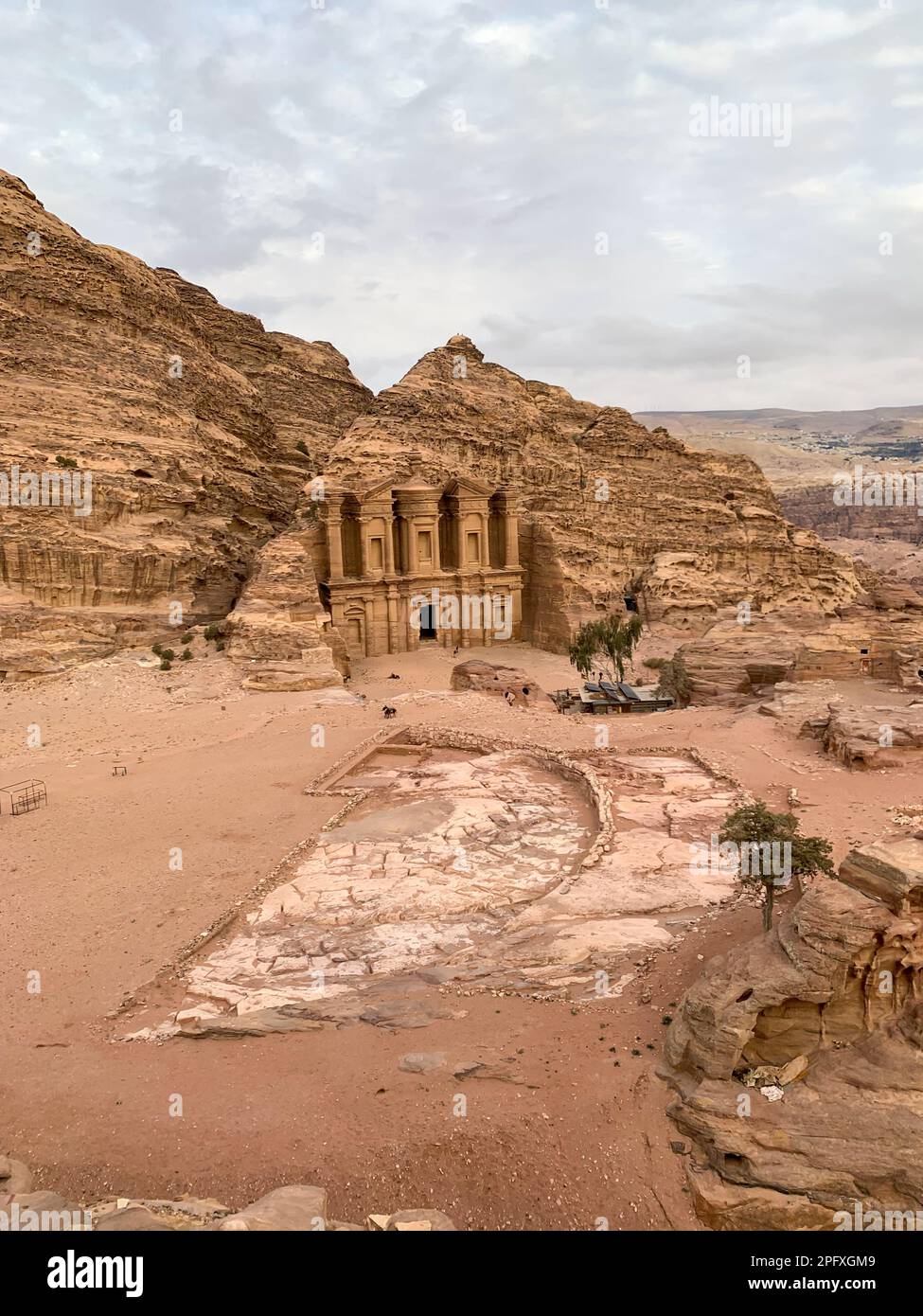 Ad-Deir or The Monastery in the Lost City of Petra Stock Photo - Alamy