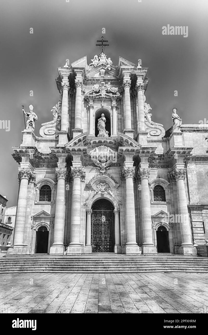 Cathedral of Syracuse, iconic landmark in the city's historic core on ...