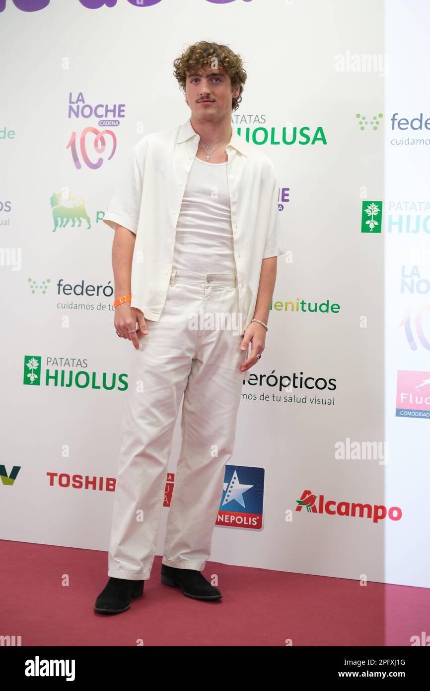 Madrid, Spain. 18th Mar, 2023. Benson Boone attends the "La Noche De ...