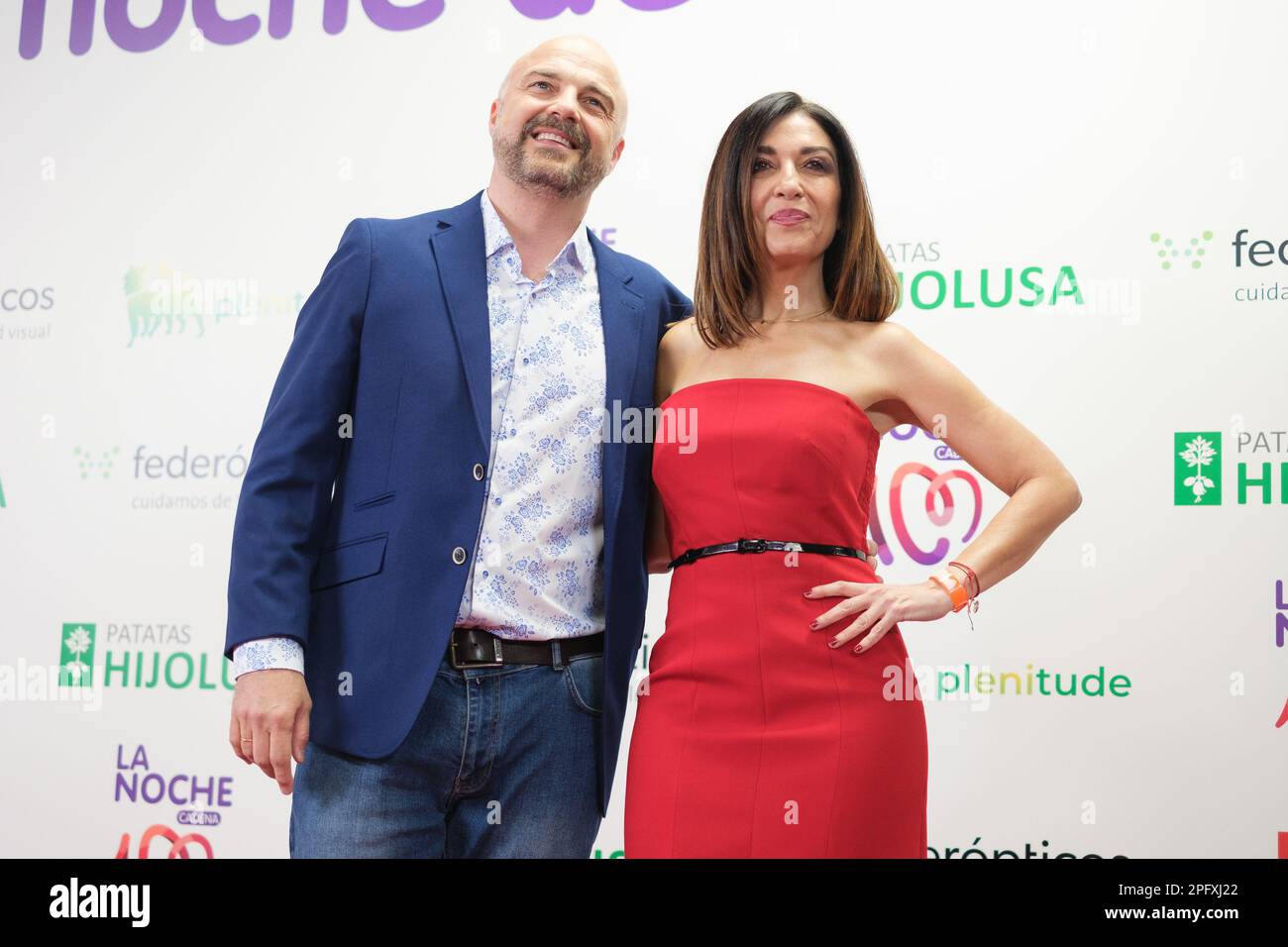 Madrid, Spain. 18th Mar, 2023. Javi Nieves and Mar Amate attend the "La ...