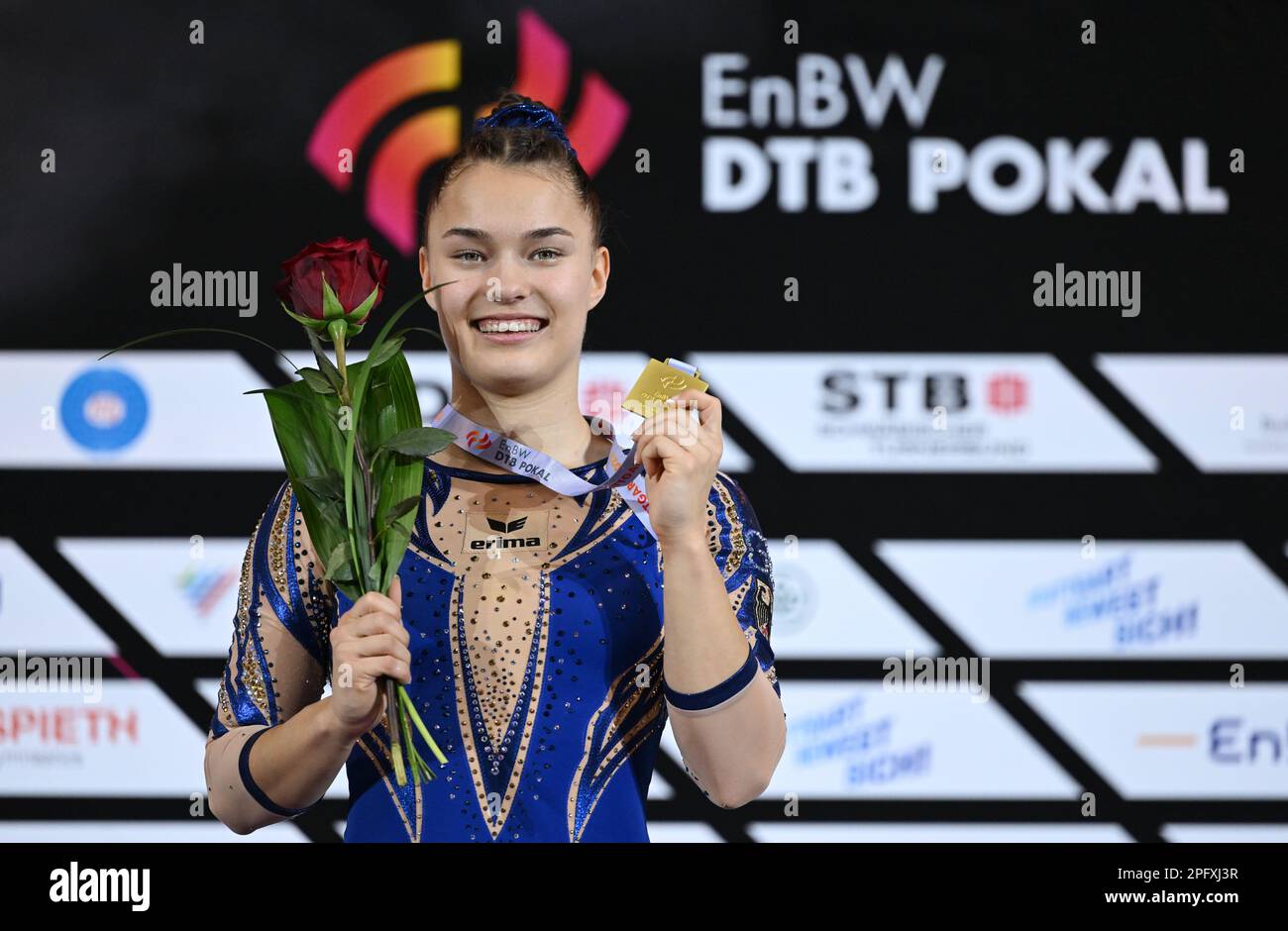 Stuttgart, Germany. 19th Mar, 2023. Gymnastics, DTB Cup, women ...