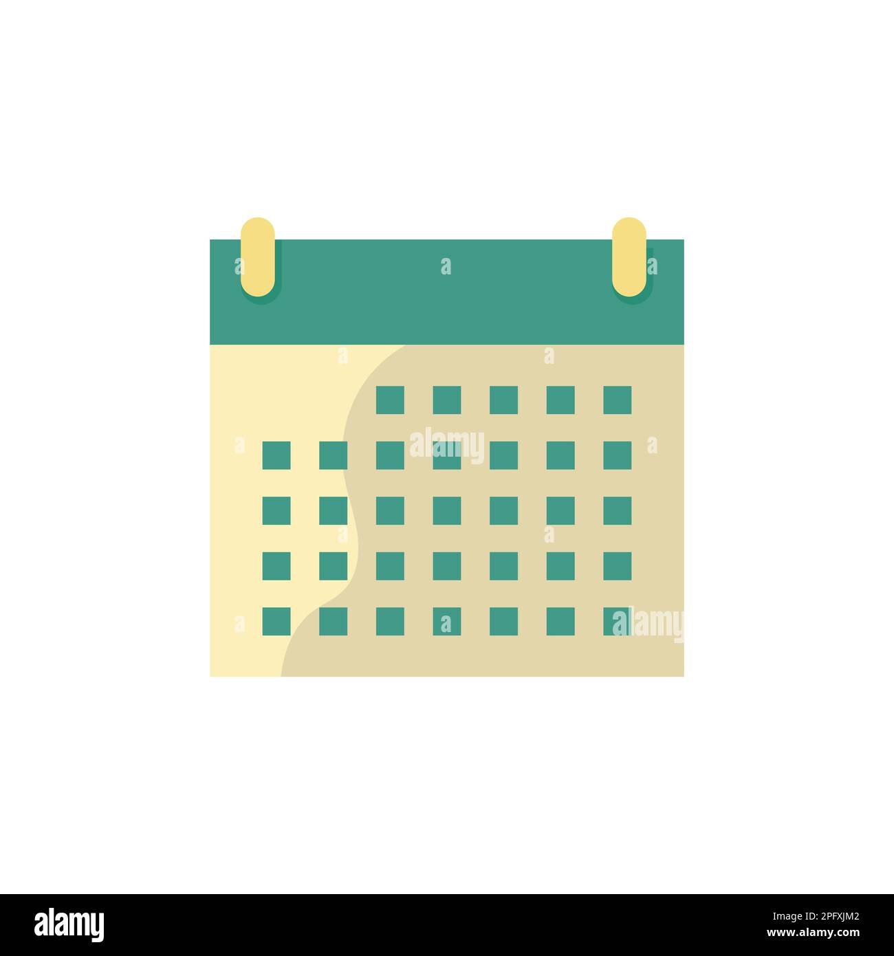 Color calendar Stock Vector Images - Alamy