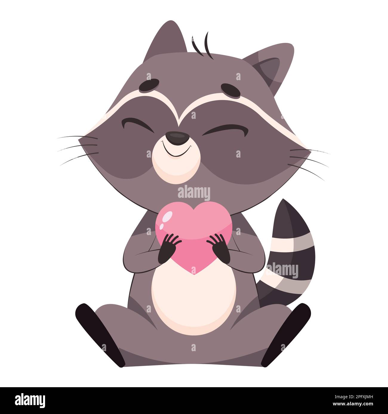 Illustration of racoon hi-res stock photography and images - Alamy