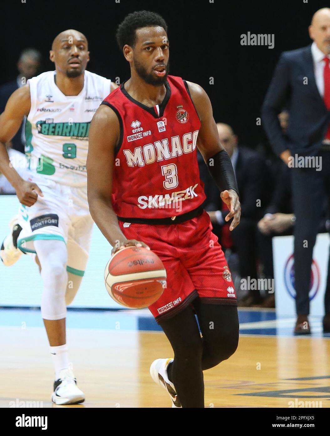 Trelaze, France. 19th Mar, 2023. Jordan LOYD of AS Monaco during the ...