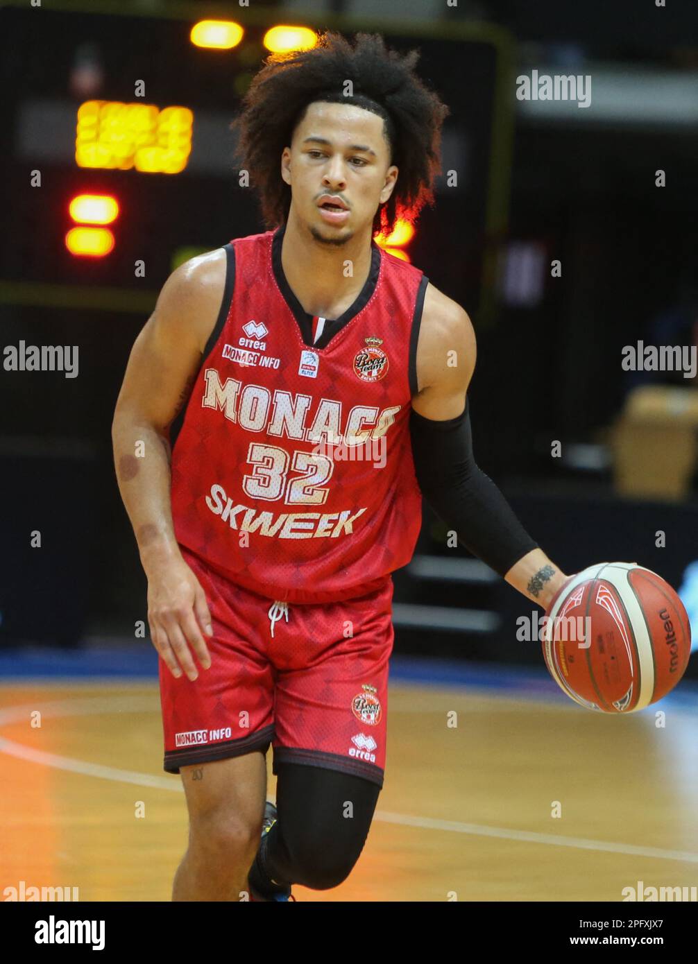 Trelaze, France. 19th Mar, 2023. Matthew Strazel of AS Monaco during ...