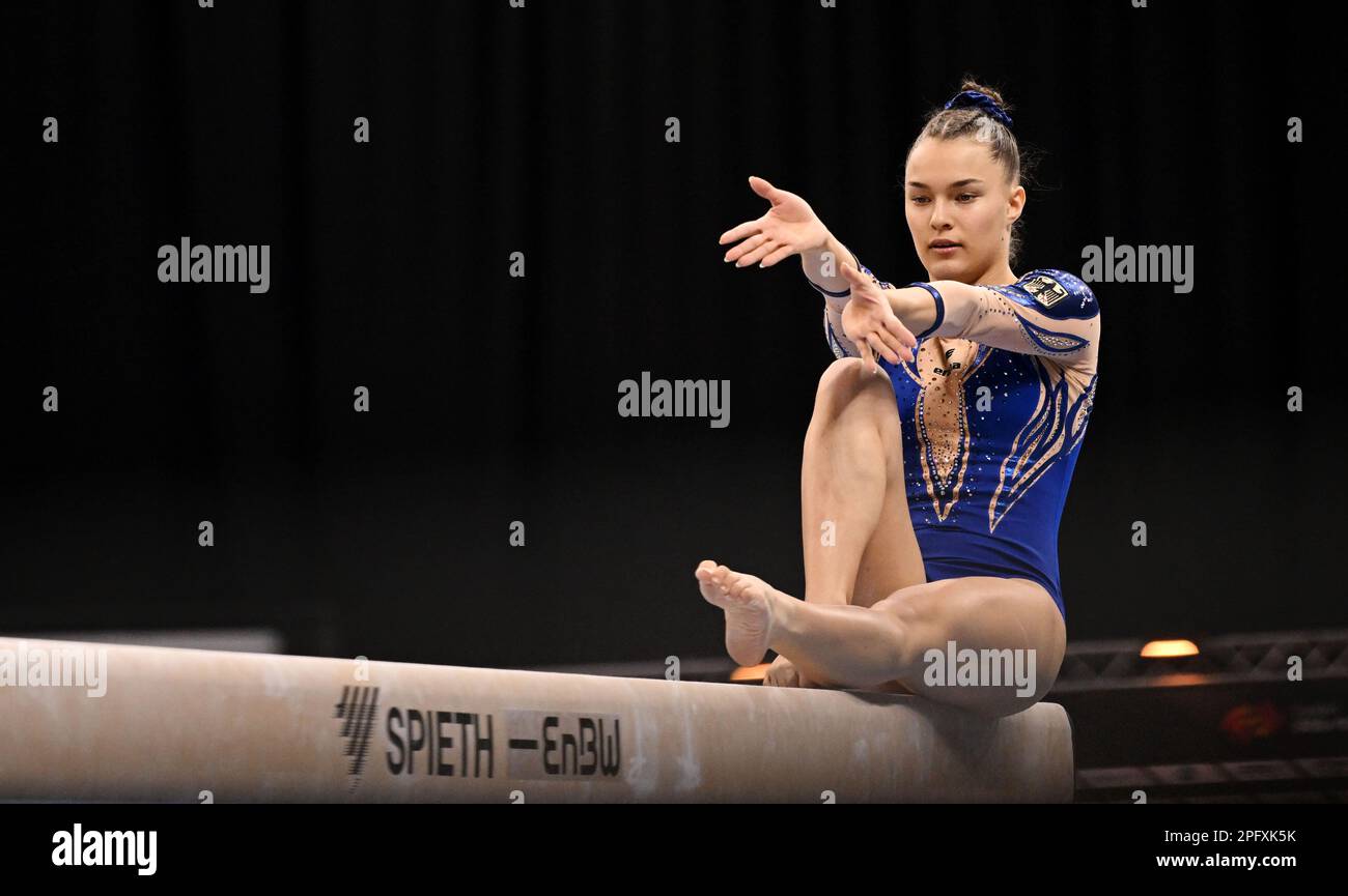 Stuttgart, Germany. 19th Mar, 2023. Gymnastics, DTB Cup, women ...