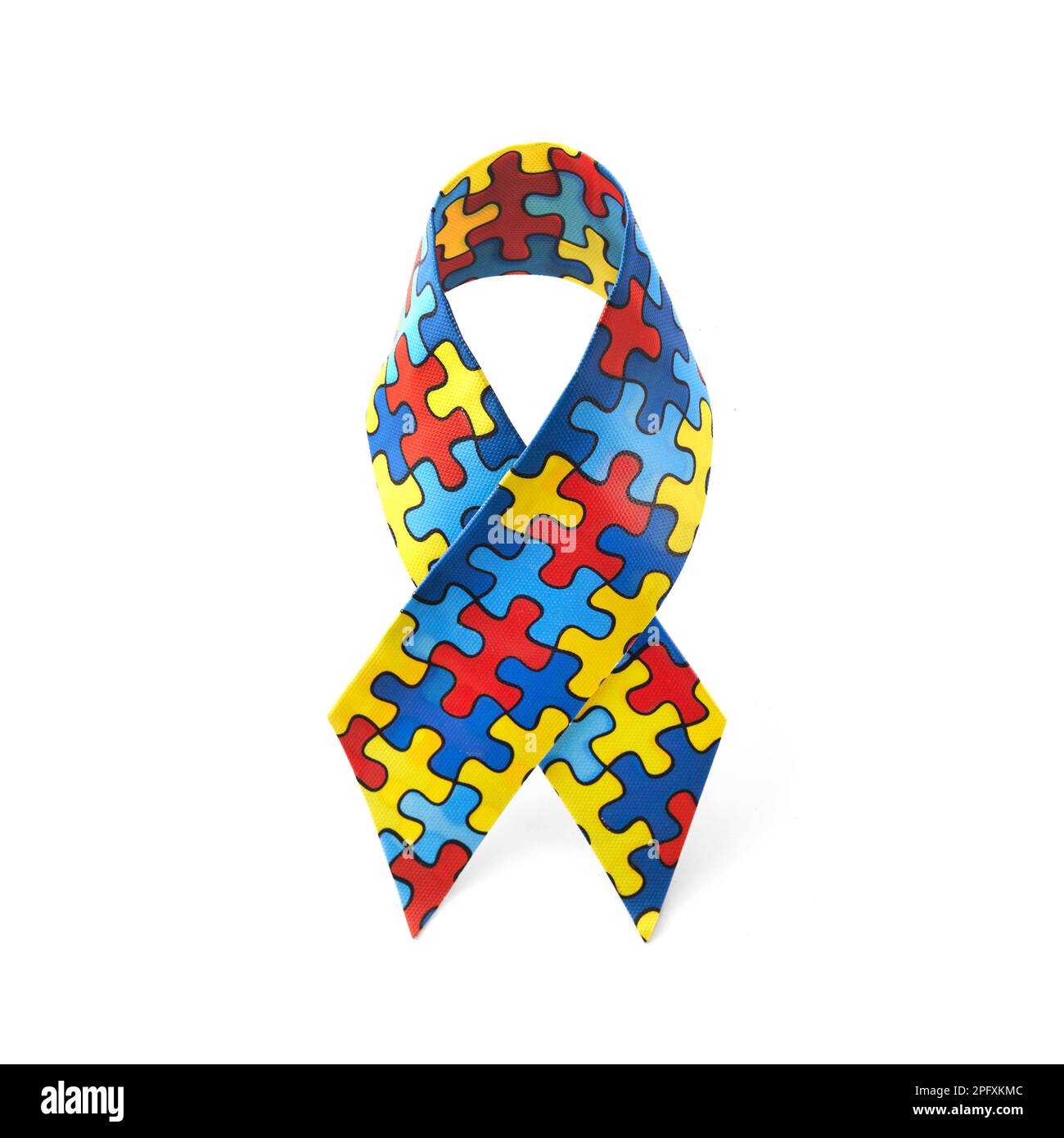 World Autism awareness and pride day or month with Puzzle pattern ...