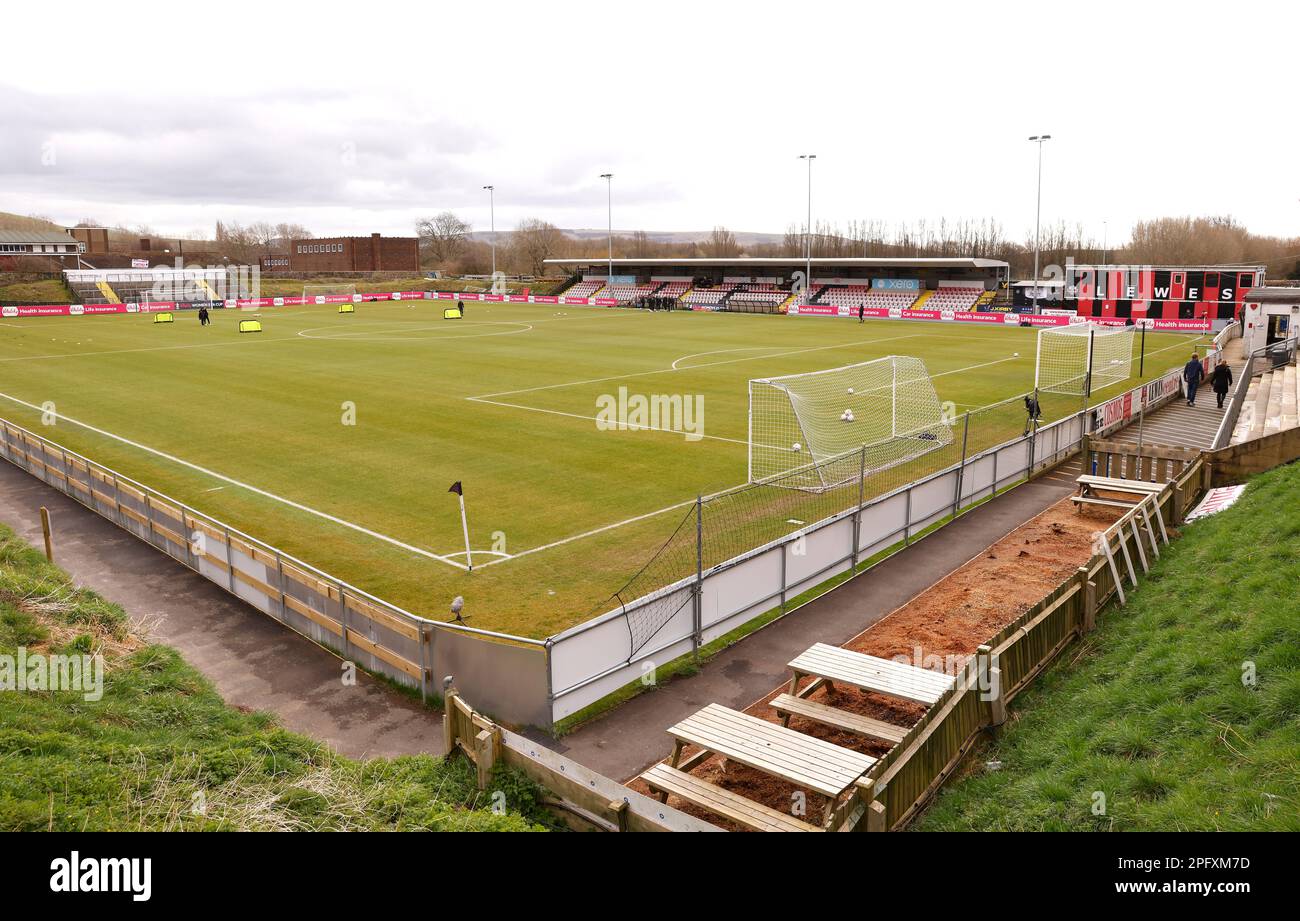 General view from inside the ground before the Vitality Women's FA Cup ...