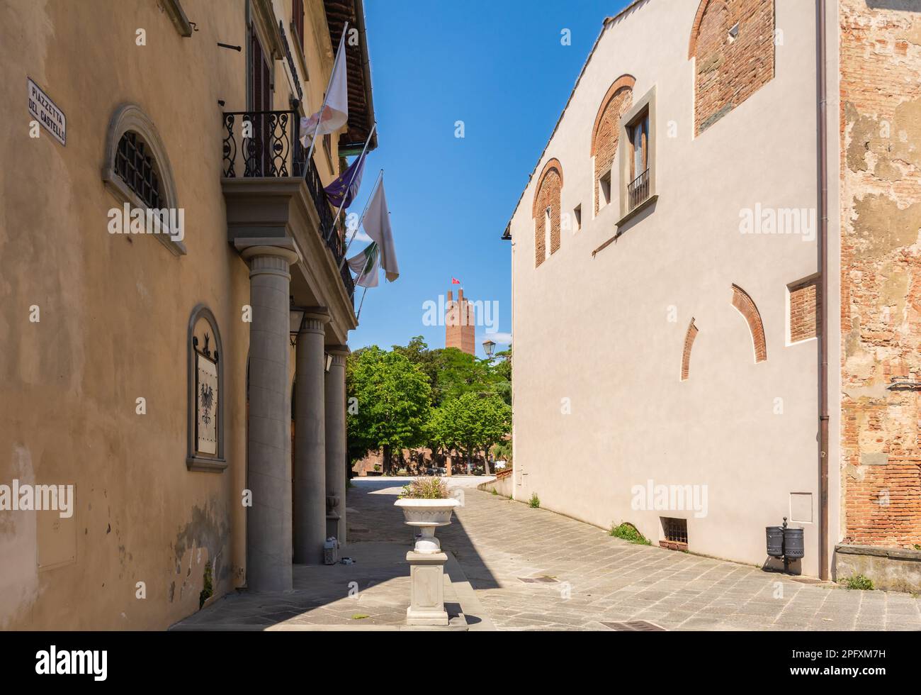 historic center of San Miniato, a medieval town located in the heart of ...