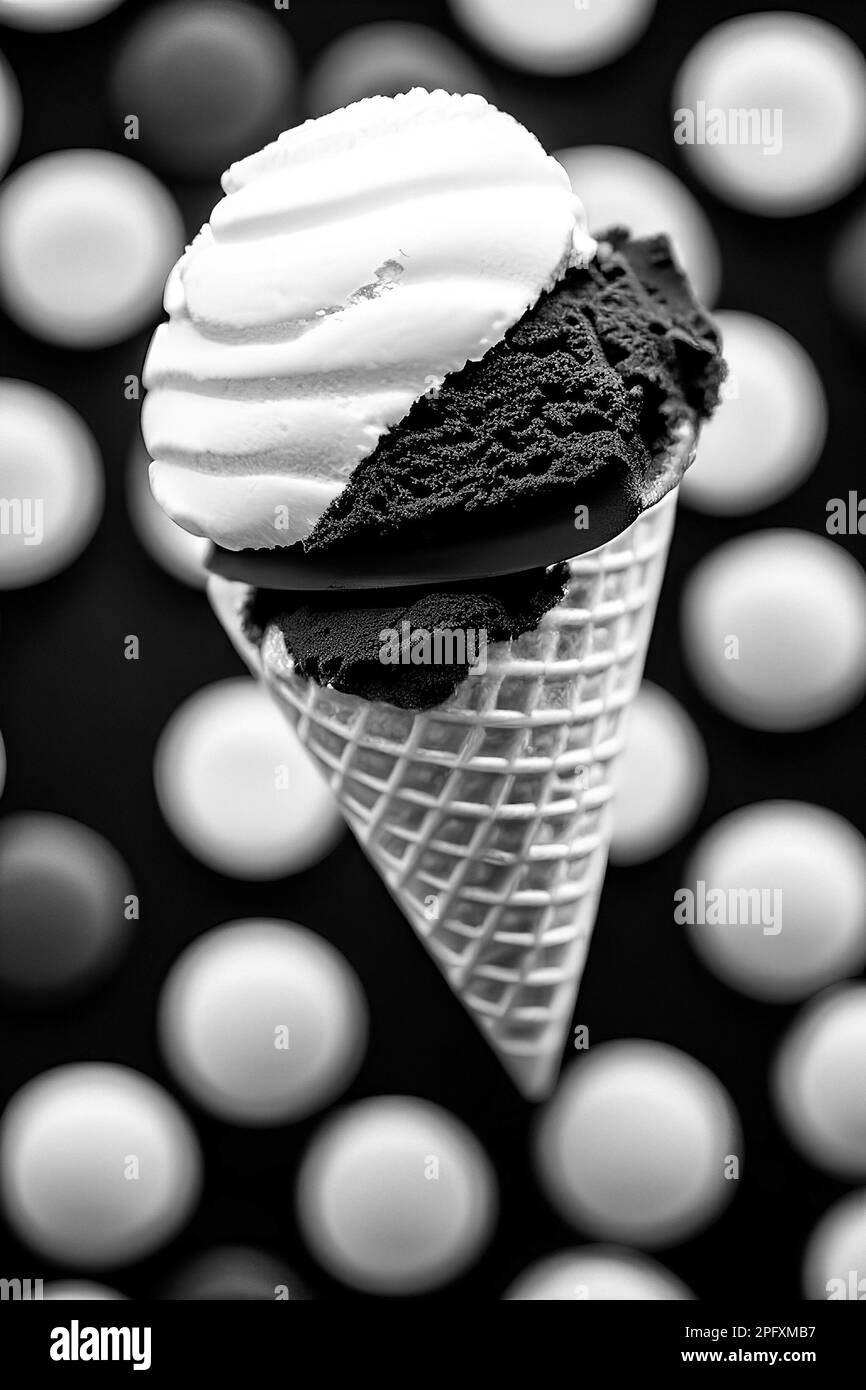 Ice cream images Black and White Stock Photos & Images - Alamy