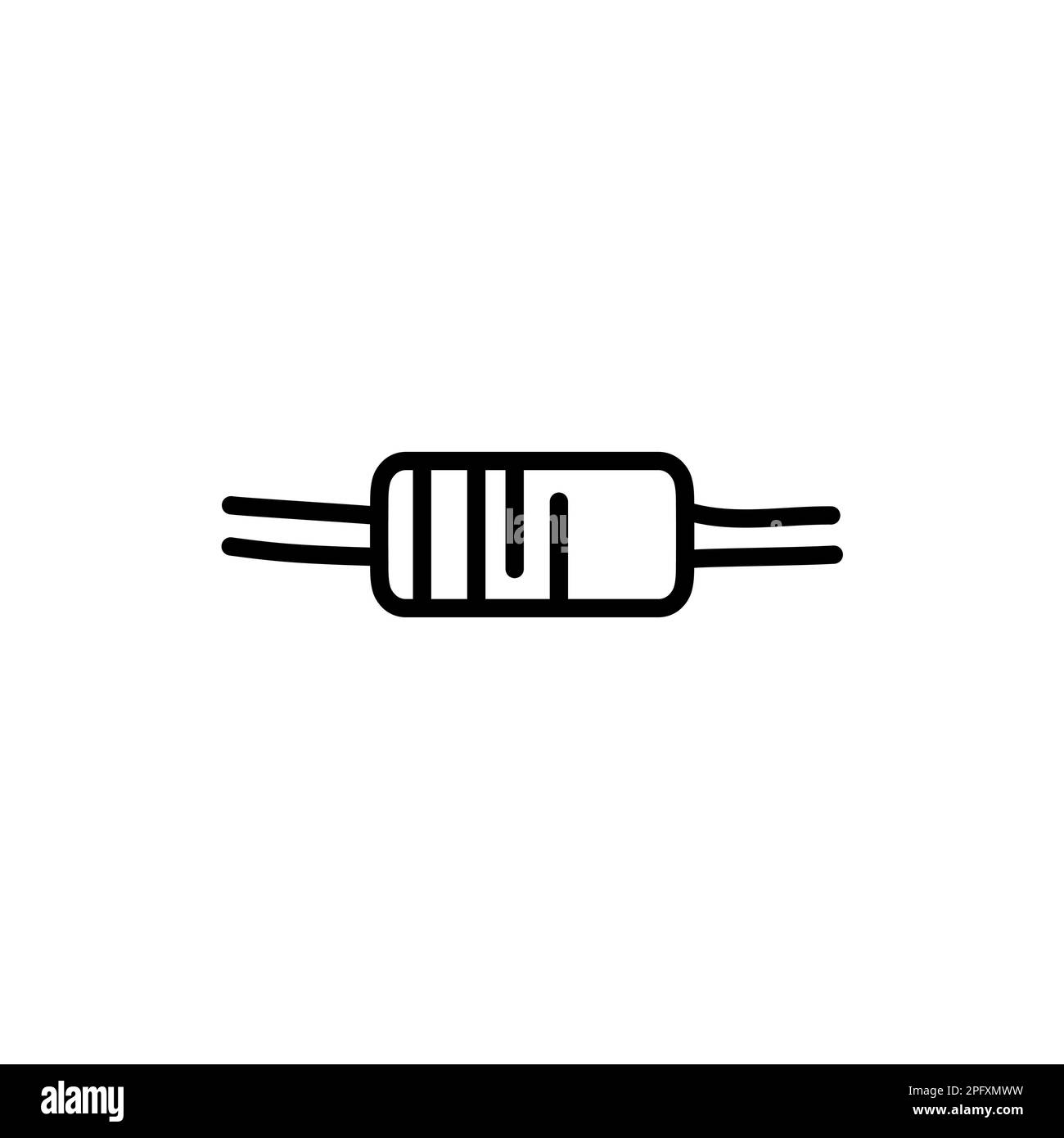 Small signal diodes black line icon. Pictogram for web page, mobile app ...