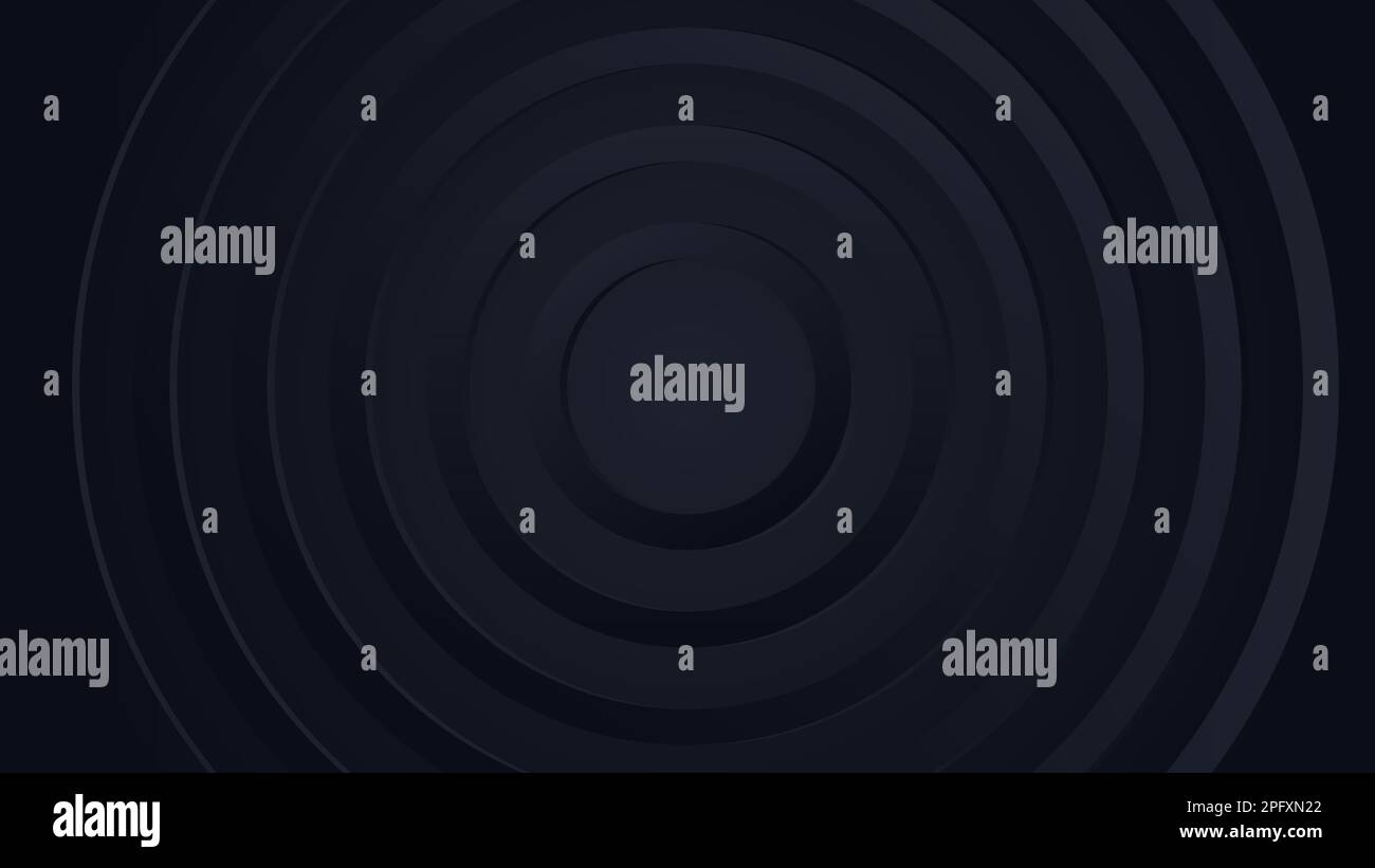 Black circles with shadow. Abstract background. Template for design ...