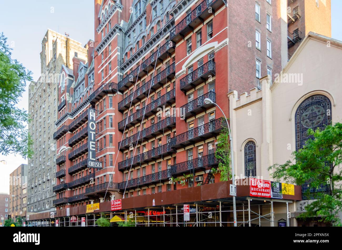 NEW YORK CITY - MAY 26: The Hotel Chelsea in Midtown Manhattan, New ...