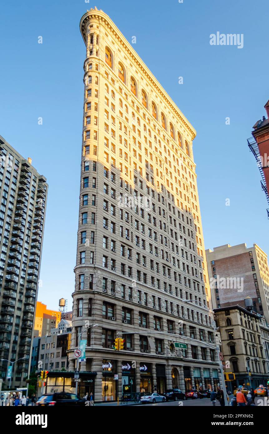 NEW YORK CITY - MAY 26: The Flatiron Building, New York City, May 26 ...