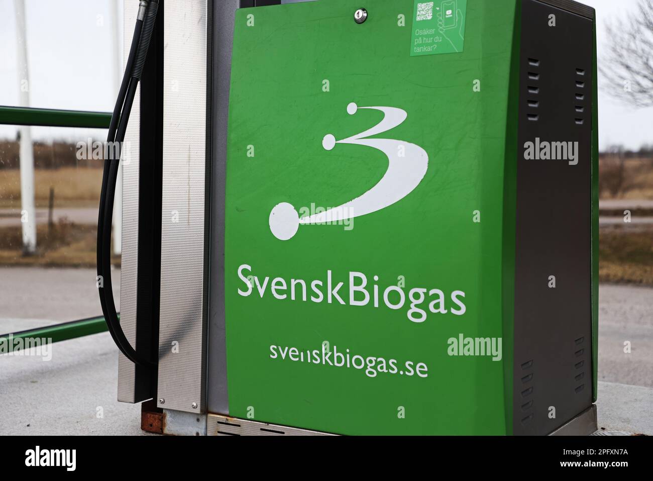 A Svensk biogas fueling station, (In english: Swedish biogas ...
